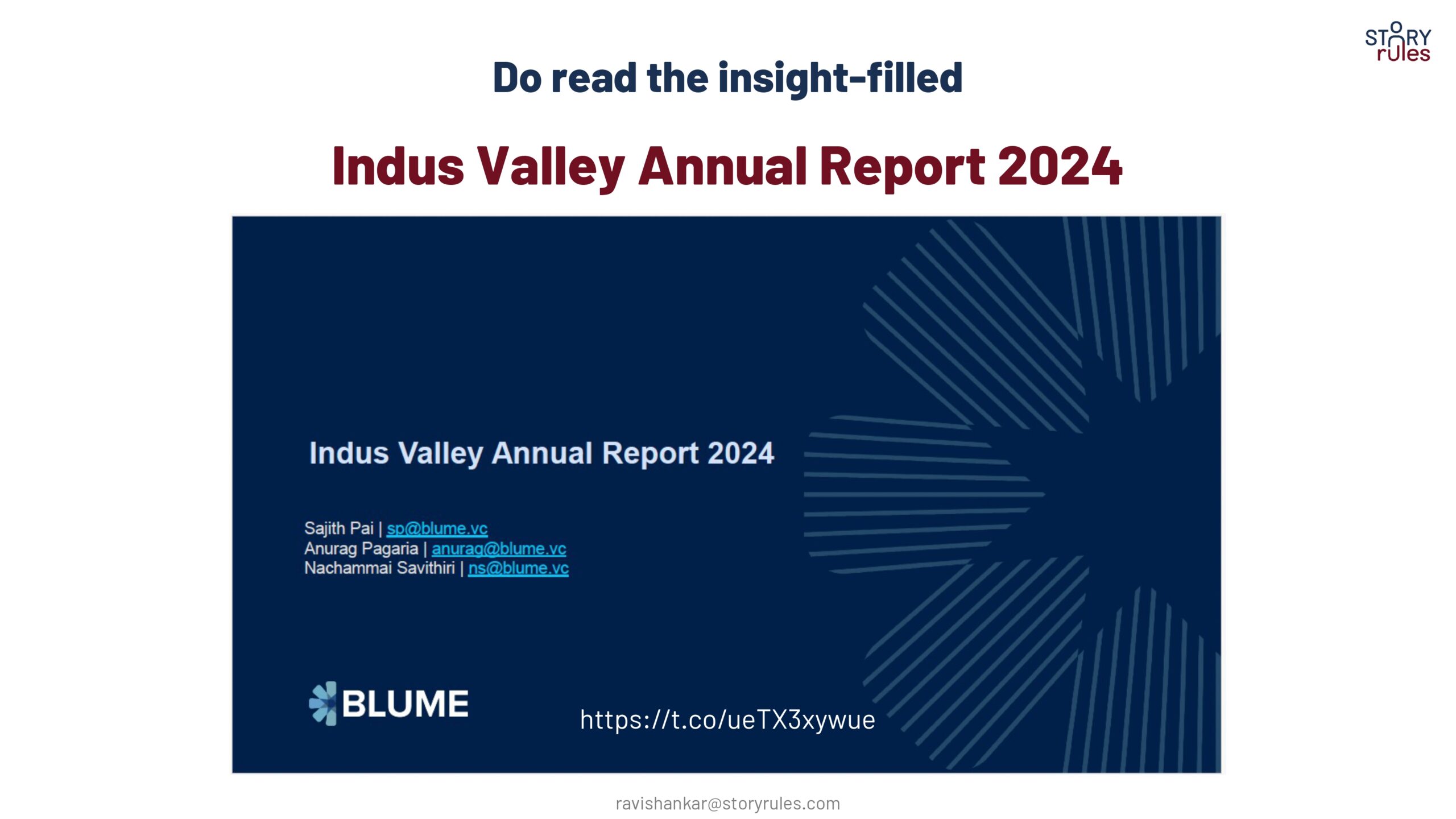 5 Data Story Lessons and 1 missing element from the Indus Valley Annual ...